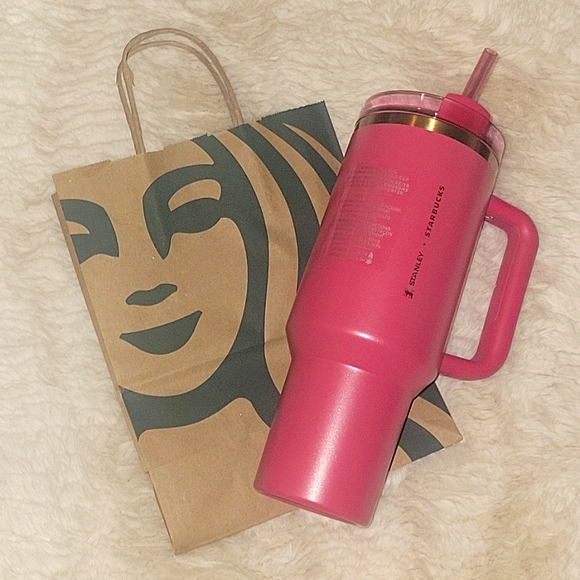 Stanley | Dining | New Starbucks X Stanley Winter Berry Pink Glitter ...